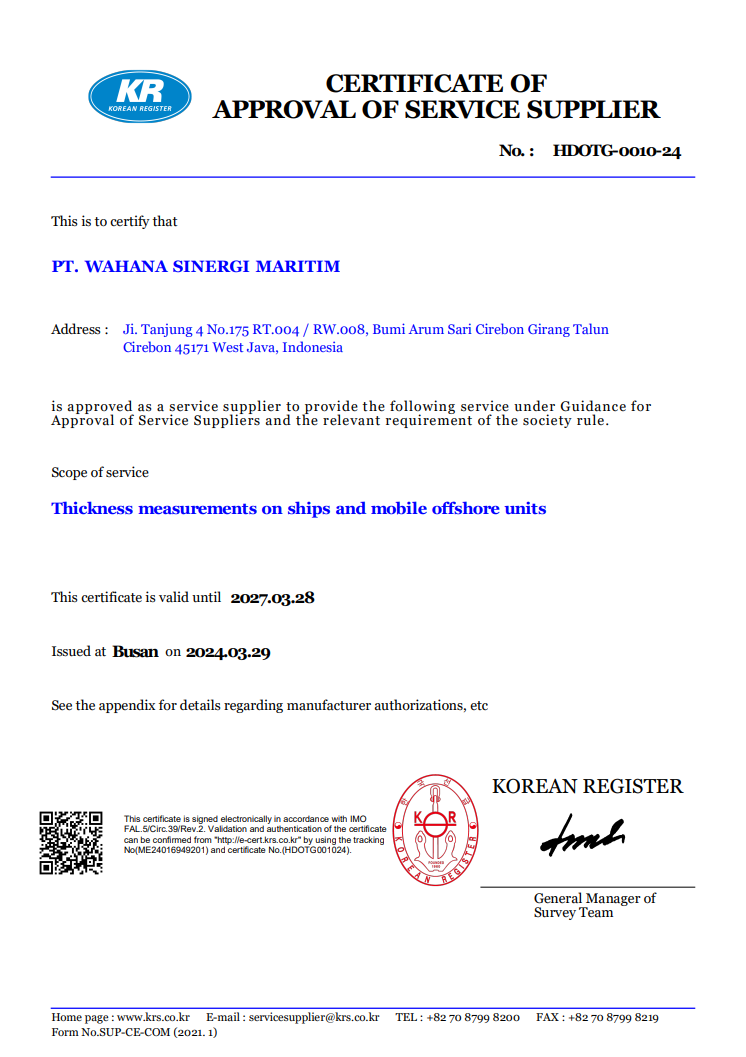 PT. Wahana Sinergi Maritim